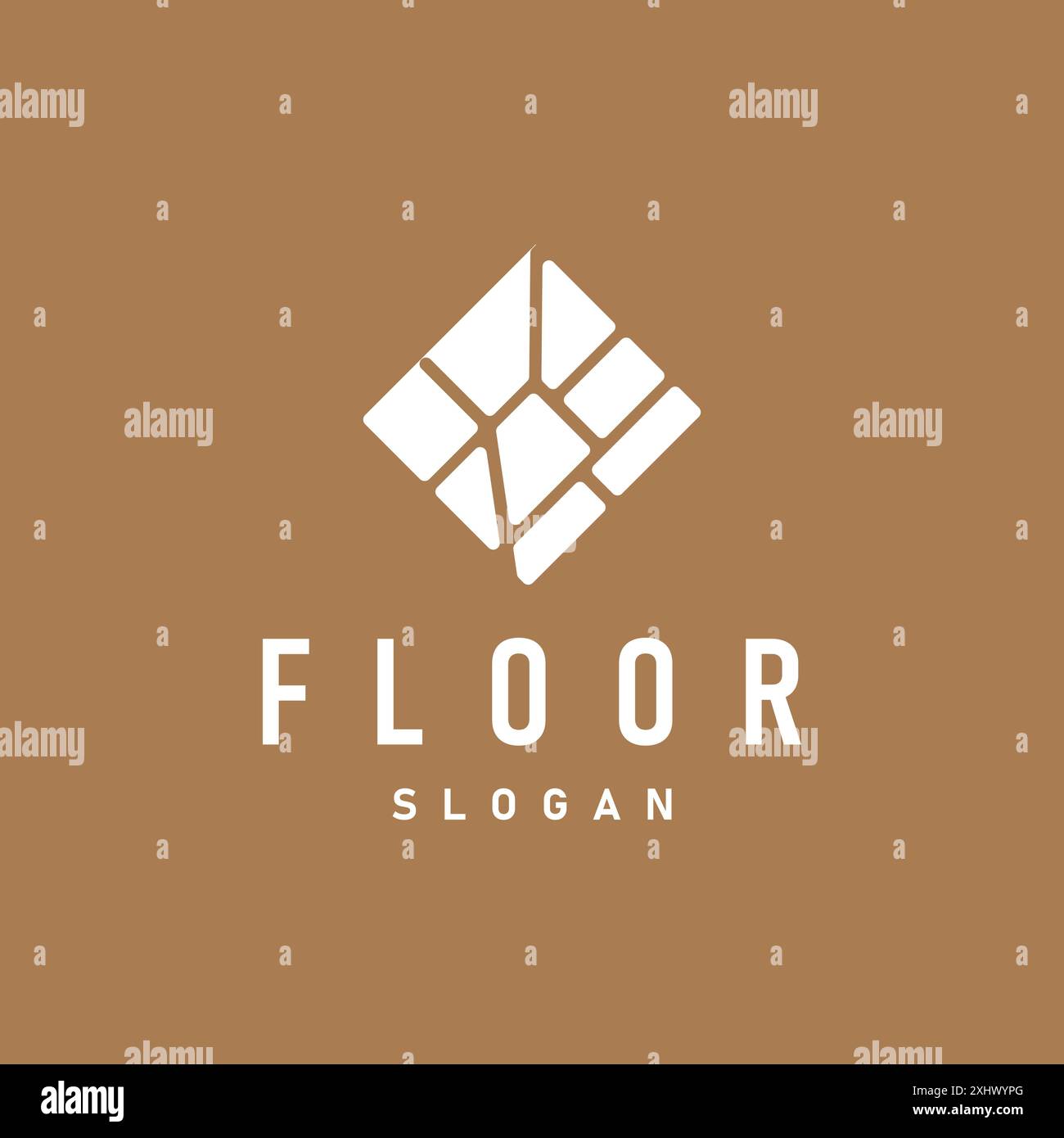 Floor logo simple abstract design home decoration Ceramic tile vector ...