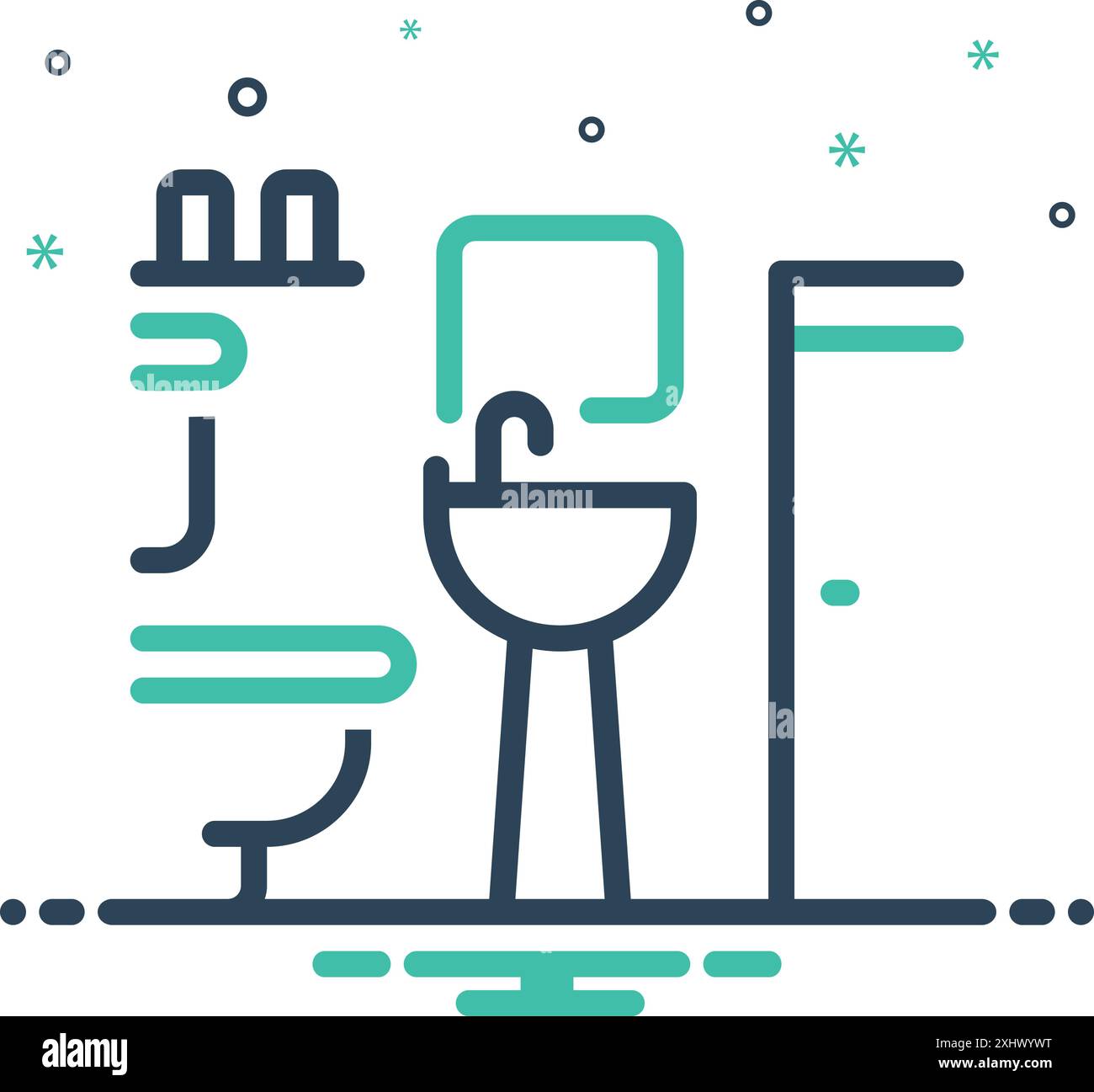 Icon for bathroom, privies Stock Vector Image & Art - Alamy