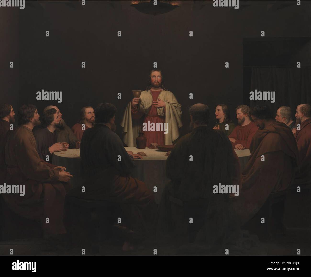The Last Supper. Altarpiece Eckersberg, C.W. 1783 - 1853 Painting C.W ...
