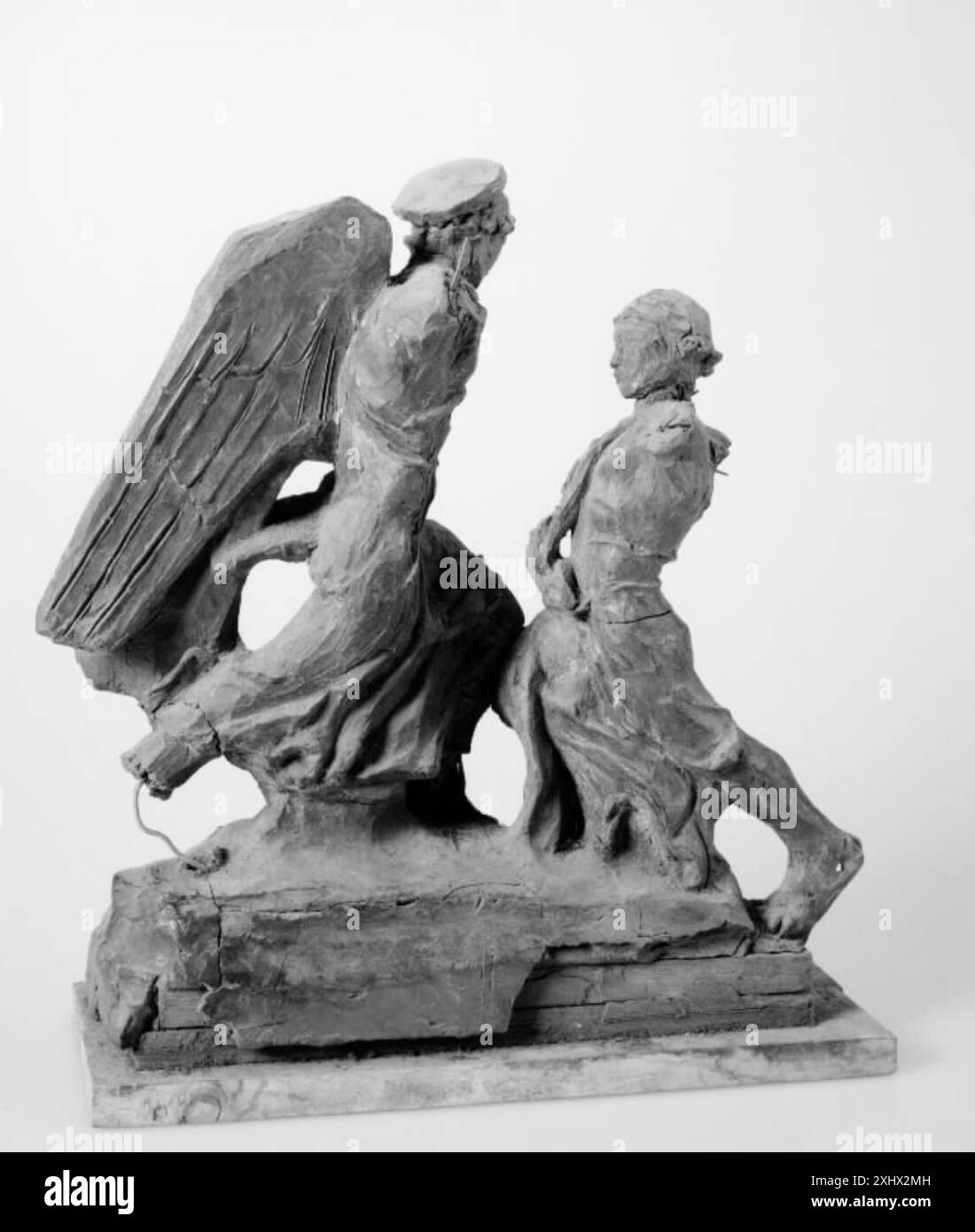 Jacob's battle with the angel Harboe, Rasmus 1868 - 1952 Sculpture in ...