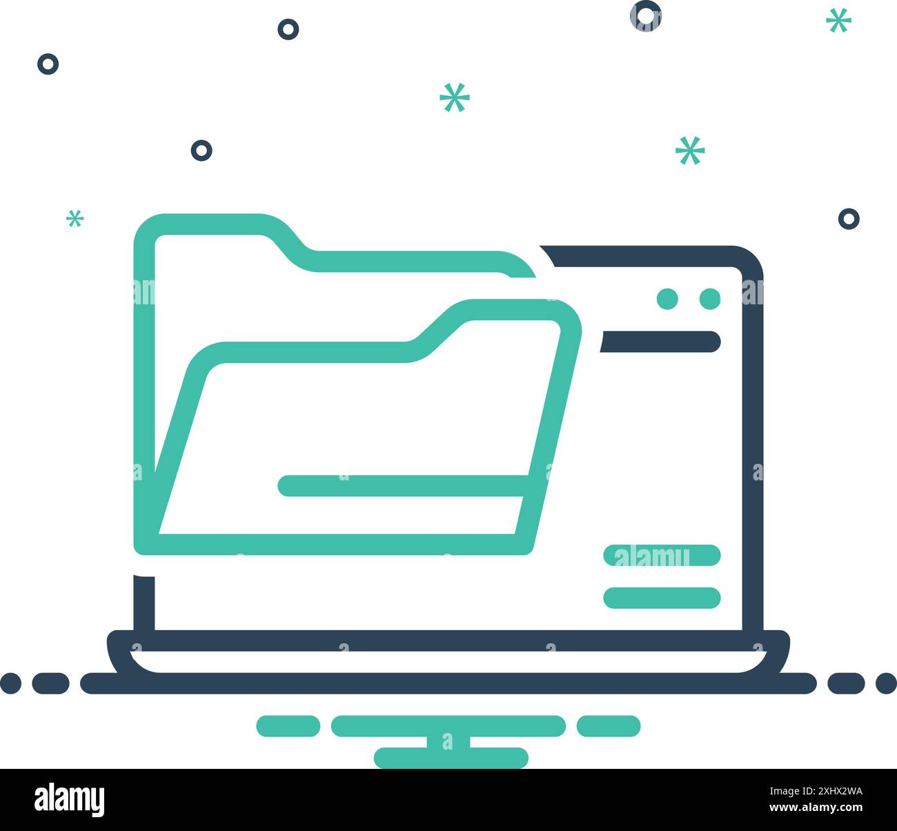 Icon for folder, browser Stock Vector Image & Art - Alamy