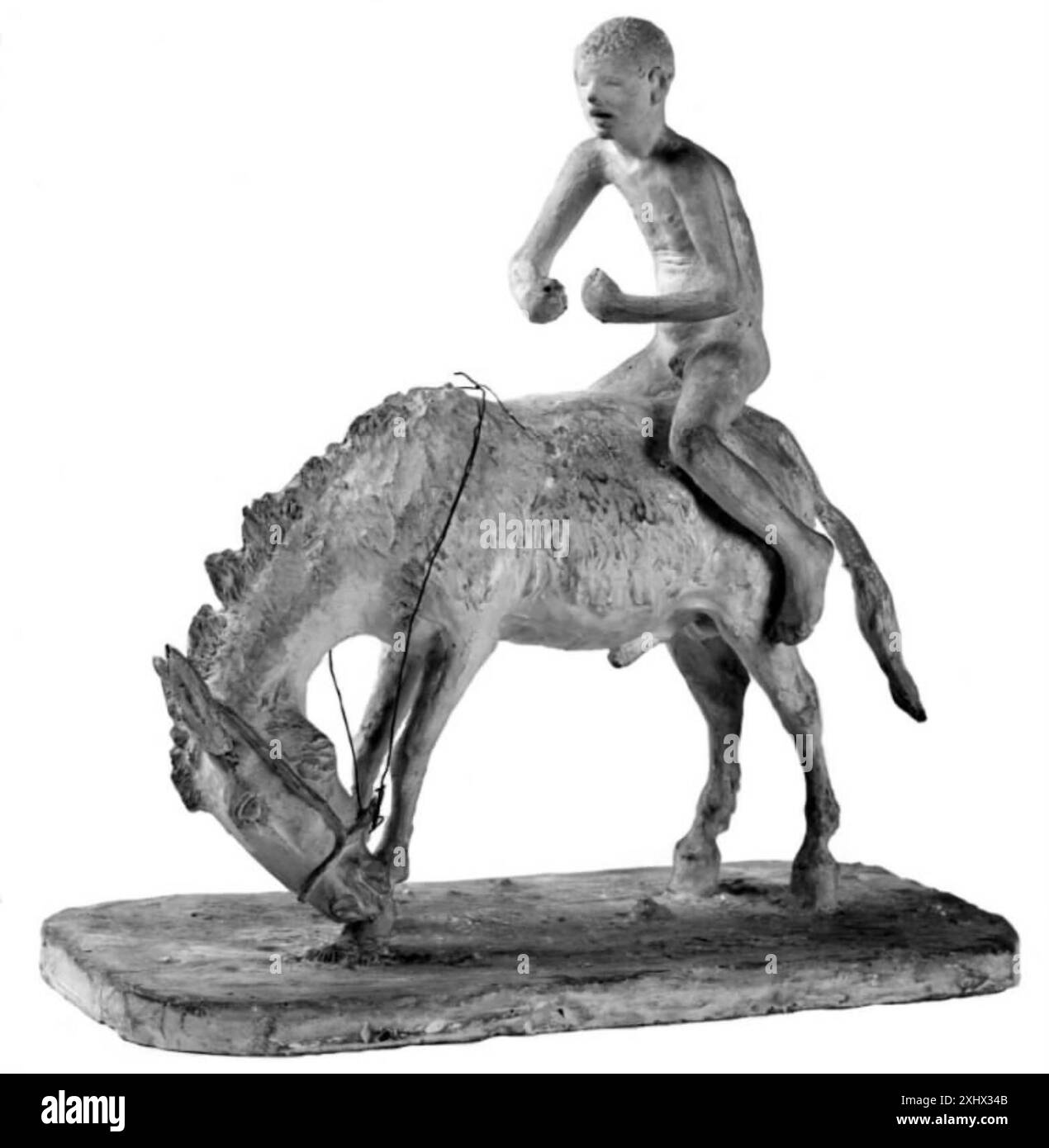 Boy on a donkey Philipsen, Theodor 1840 - 1920 Group of statuettes ...