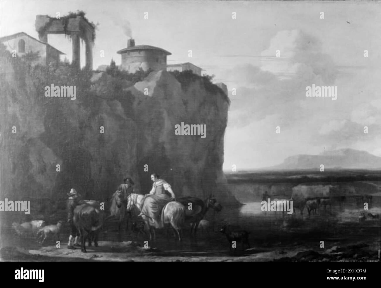 The Ford Begeyn, Abraham Jansz 1635 - 1697 Painting The Dutch School ...