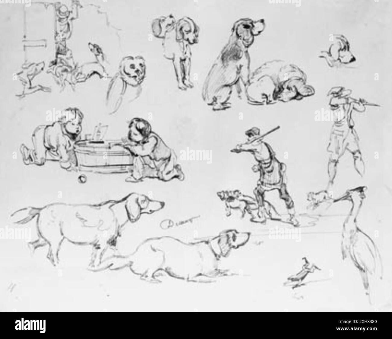 1860 drawing Black and White Stock Photos & Images - Alamy