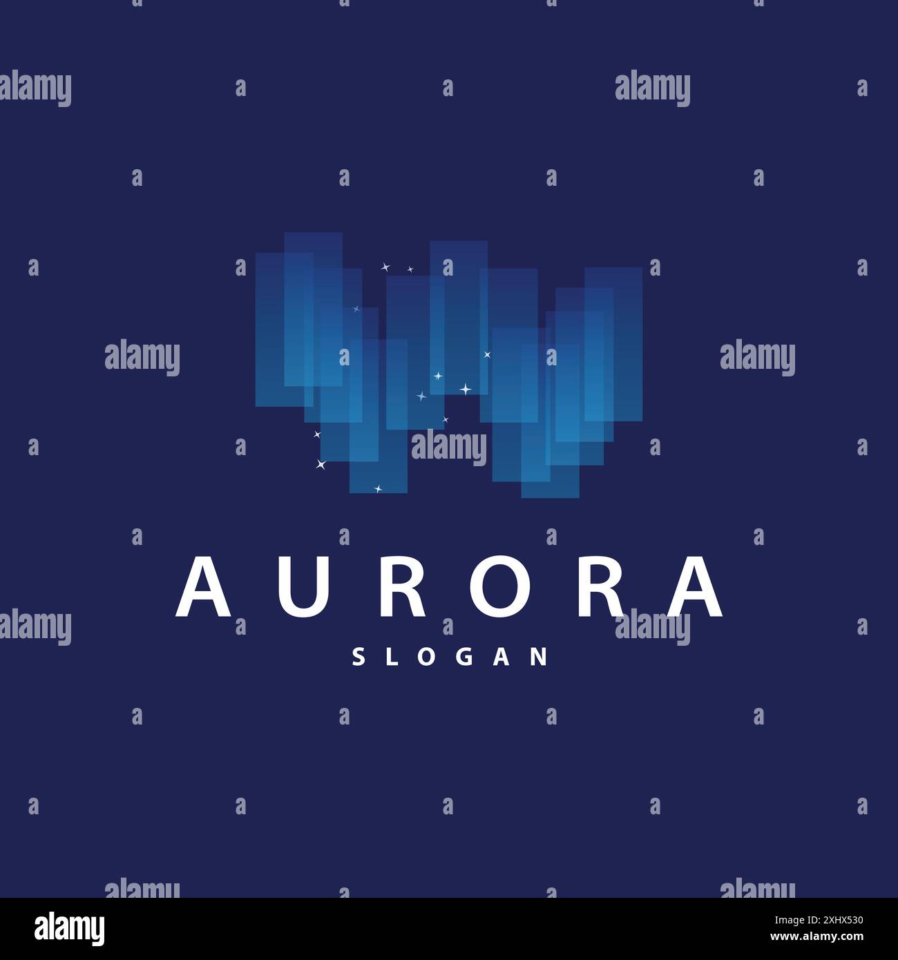 Aurora borealis logo hi-res stock photography and images - Alamy