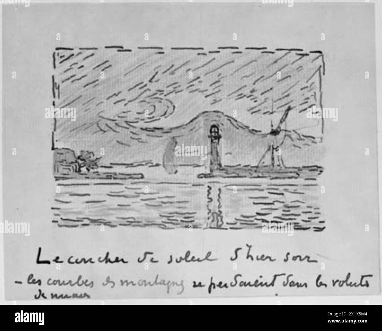 Paul signac 1863 1935 Black and White Stock Photos & Images - Alamy