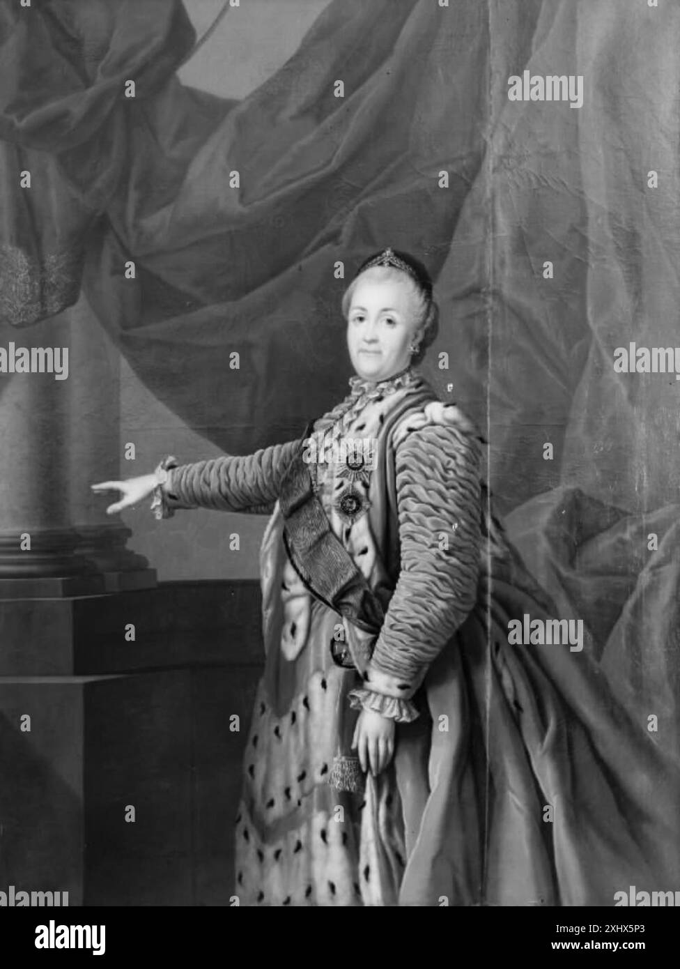 Portrait of Empress Catharine II of Russia Darbes, Joseph 1747 - 1810 ...