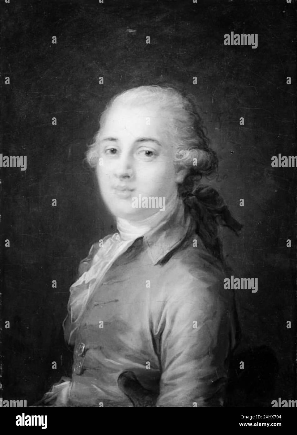 Portrait of Louis XVIII as comte de Provence by Joseph-Siffred ...
