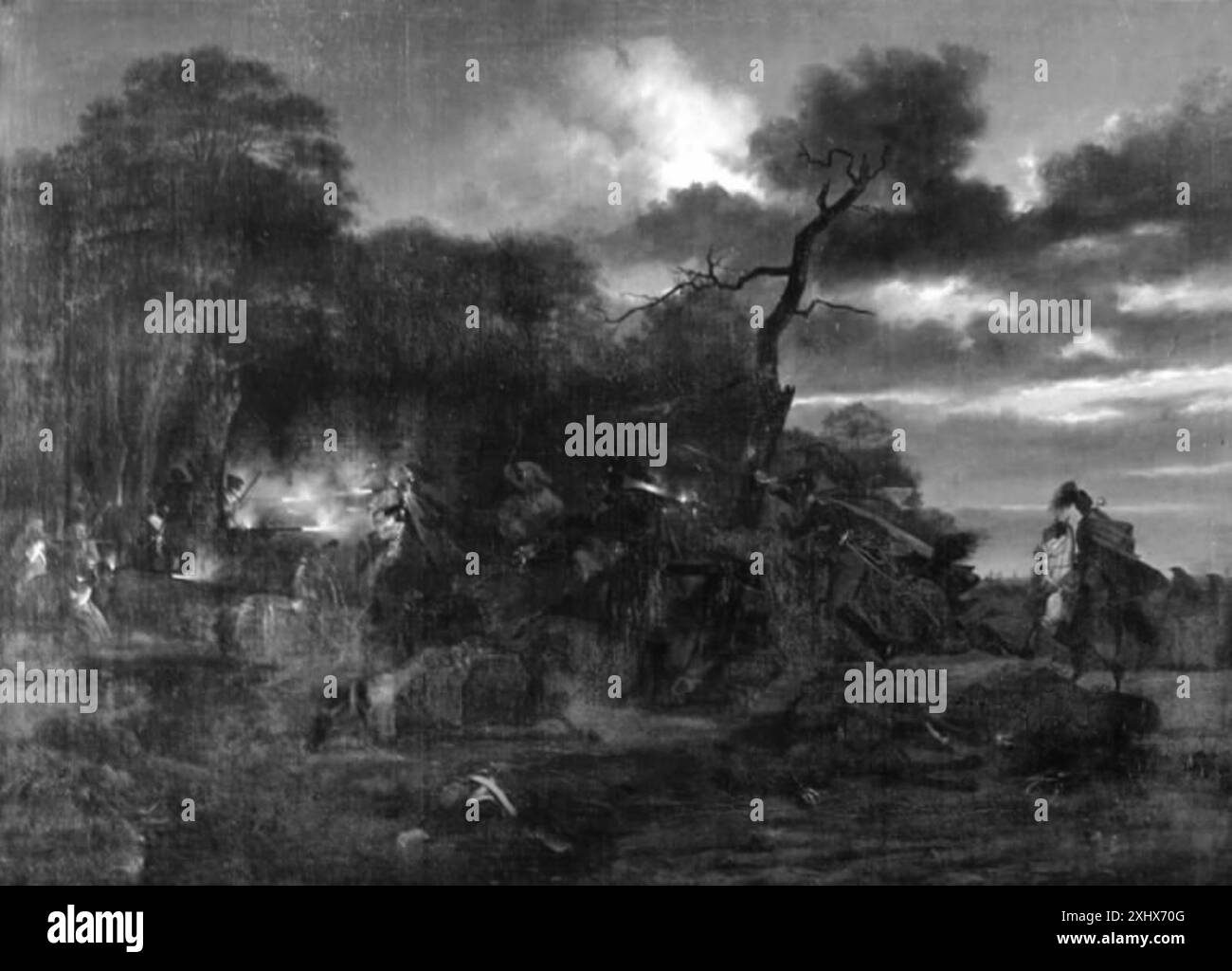 French Kyrasses who attack a Russian outpost Holm, Christian 1803 ...