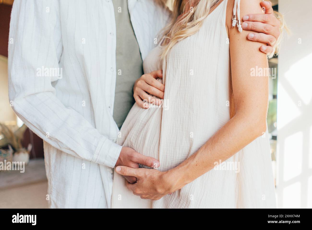 Cropped image mother father hi-res stock photography and images - Alamy