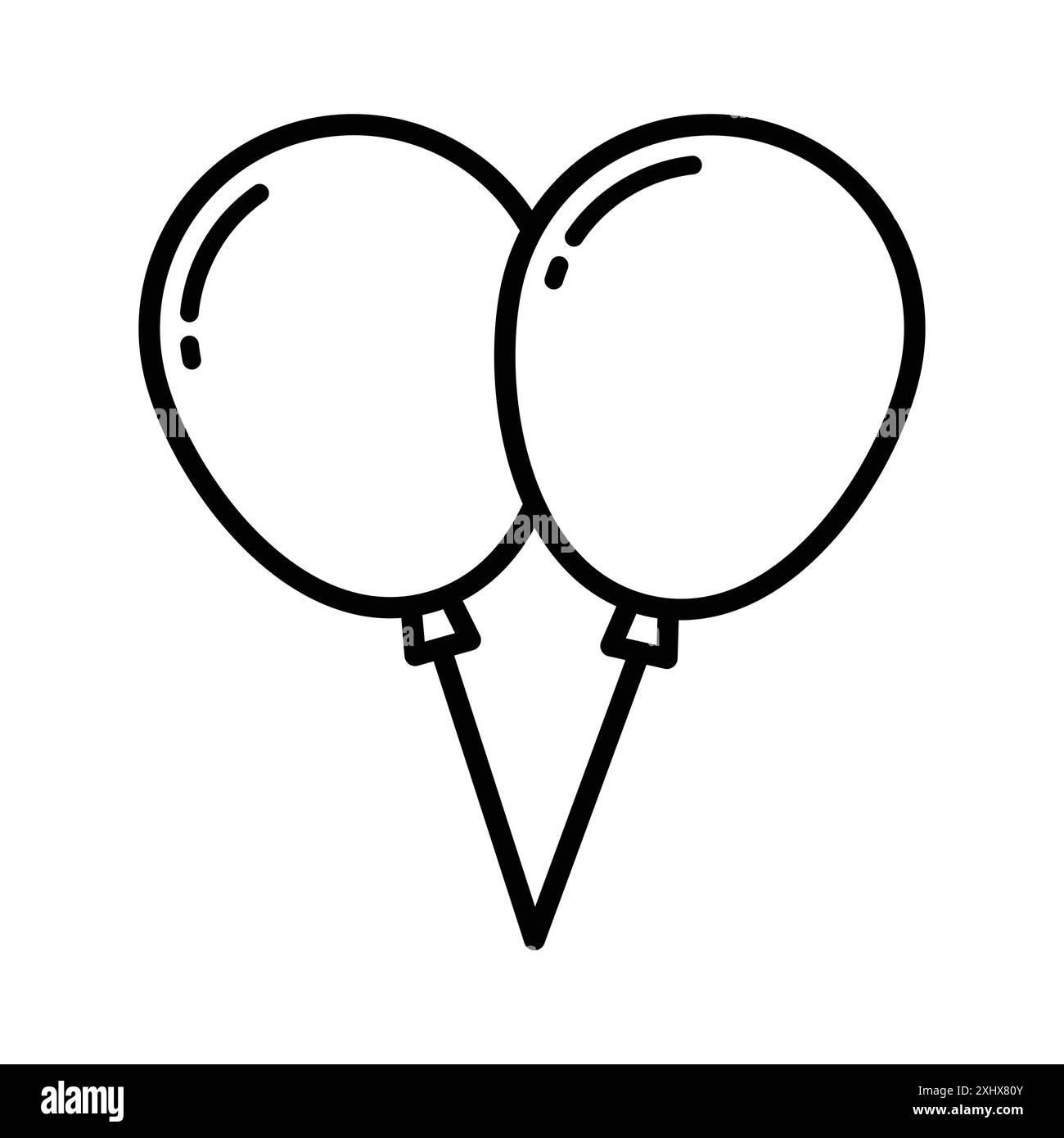 balloon icon vector design template in white background Stock Vector ...