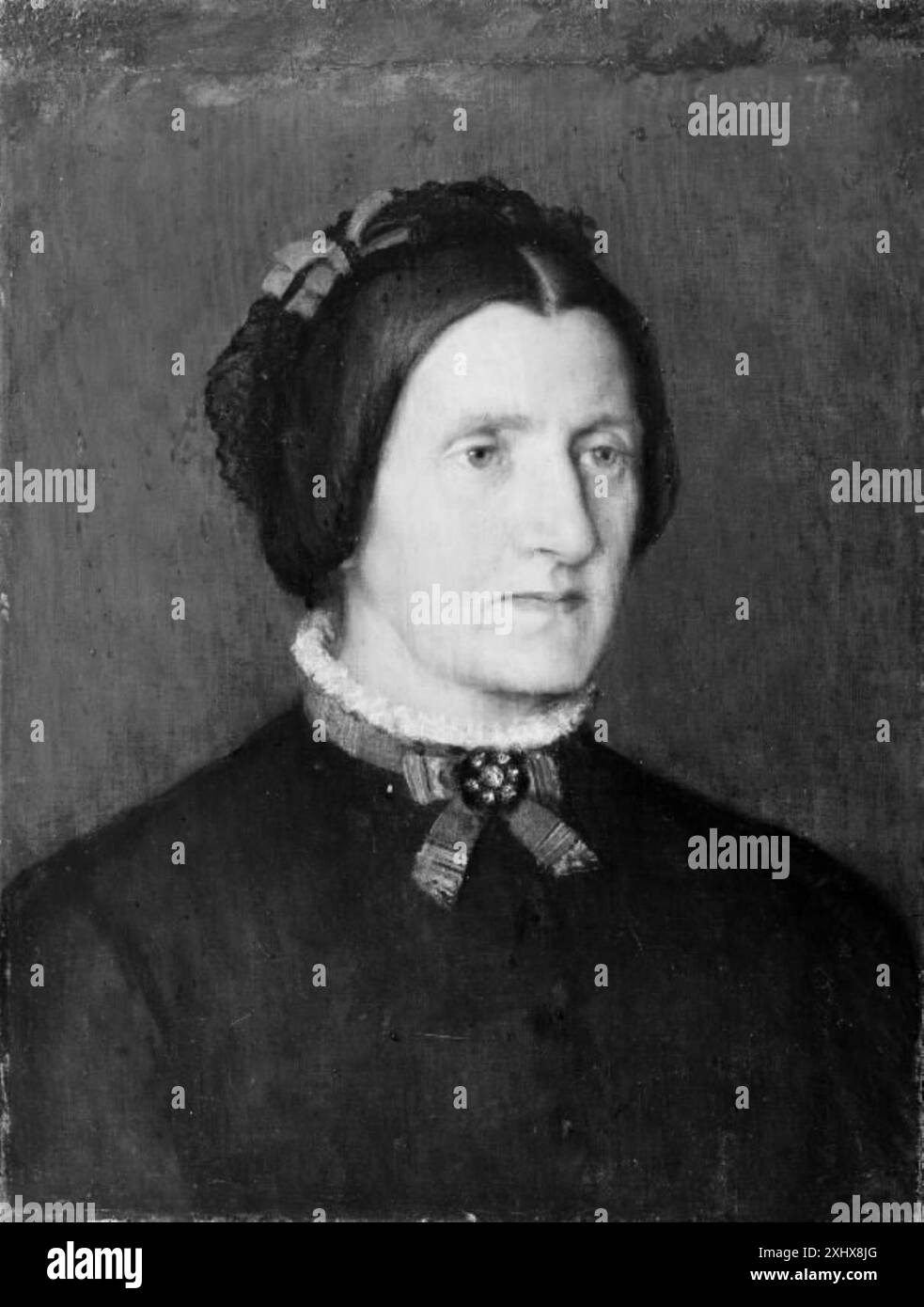 This painting by Jens Hansen-Aarslev (1847-1928) portrays Karen ...