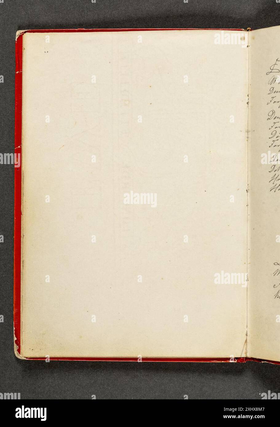 Drawing by Johan Thomas Lundbye showing a blank sheet labeled Side 2 ...
