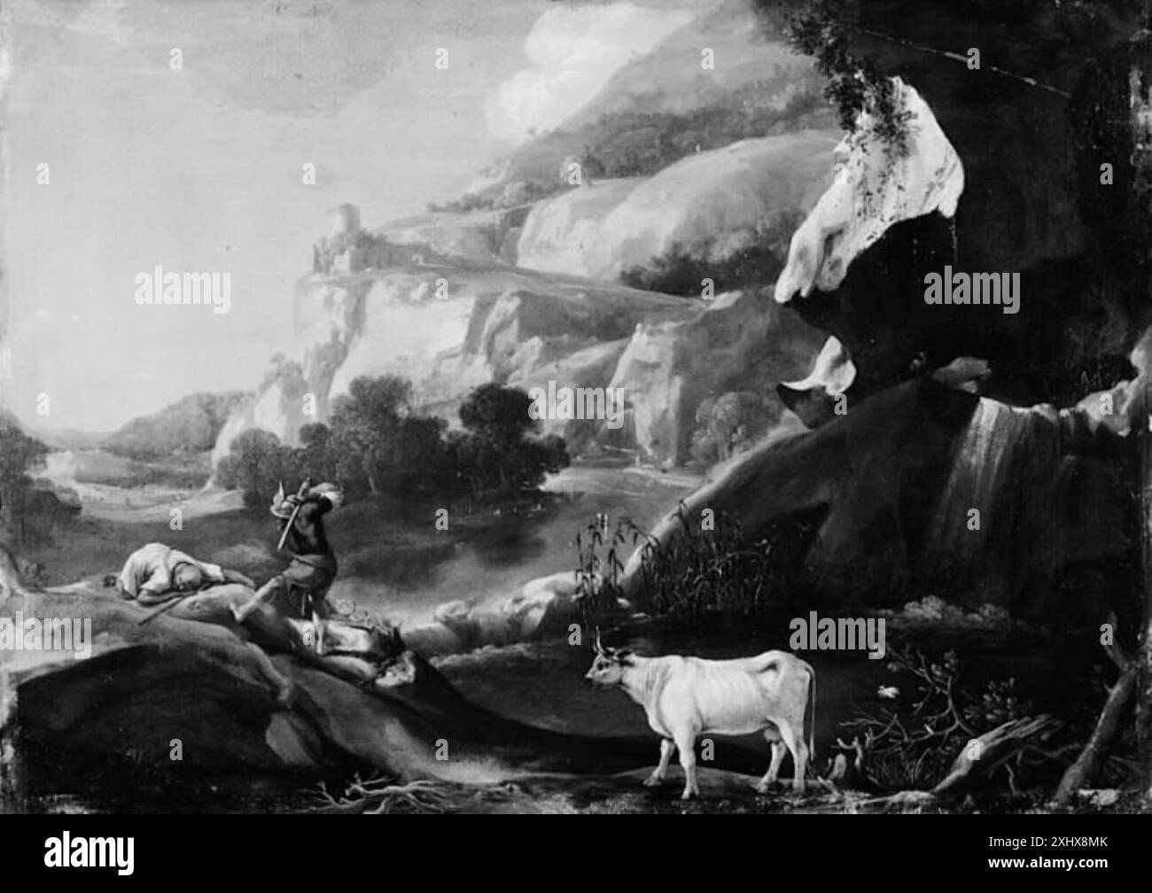 Landscape with Mercury and Argus Agricola, Christoph Ludwig 1667 - 1719 ...