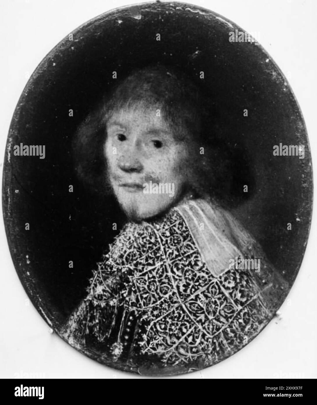 Portrait miniature man Black and White Stock Photos & Images - Alamy