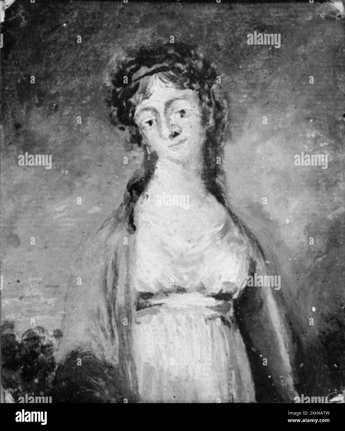 Oil sketch depicting Black and White Stock Photos & Images - Alamy