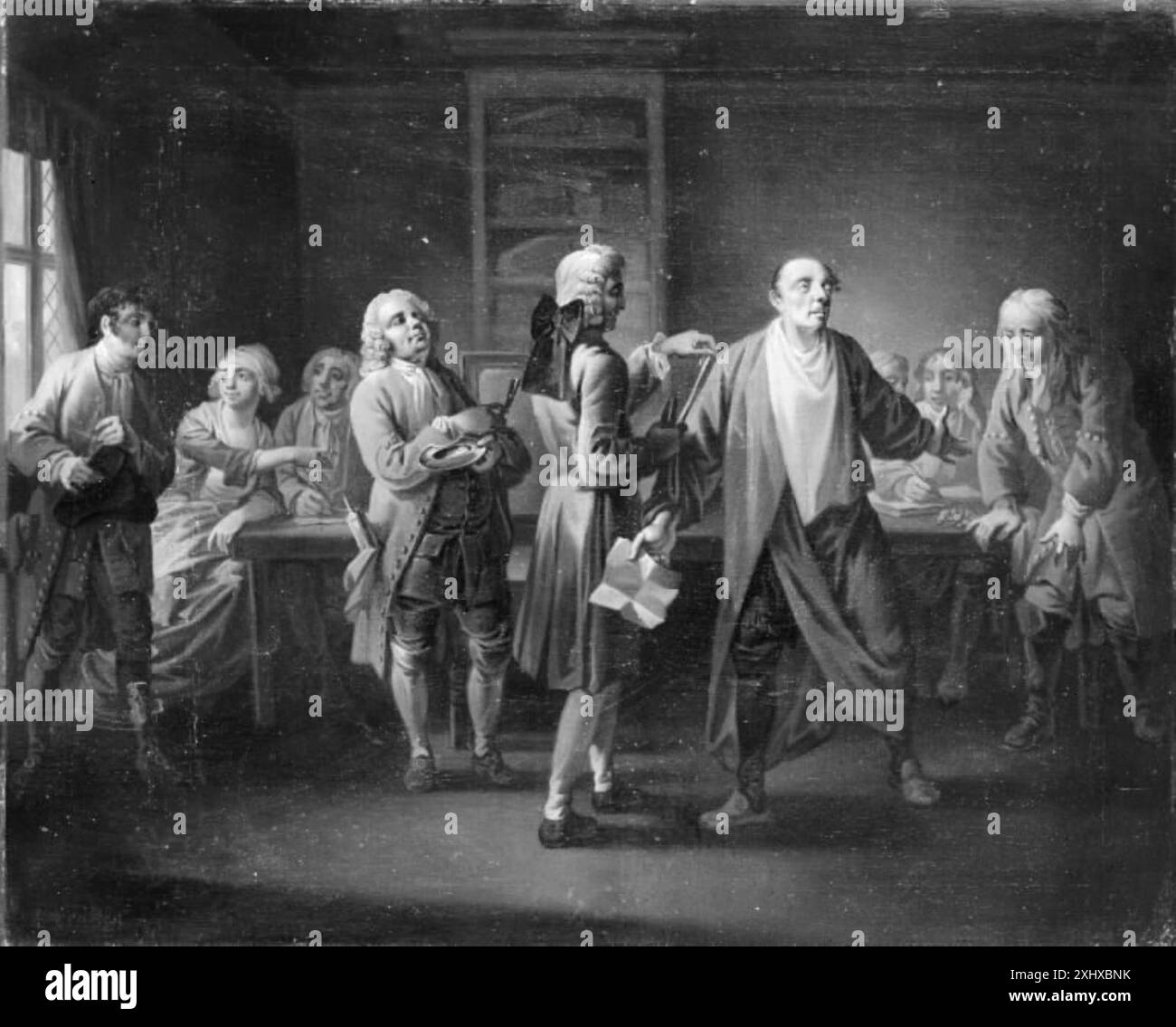 The painting depicts the sixth scene of the first act of 'The Timeless ...