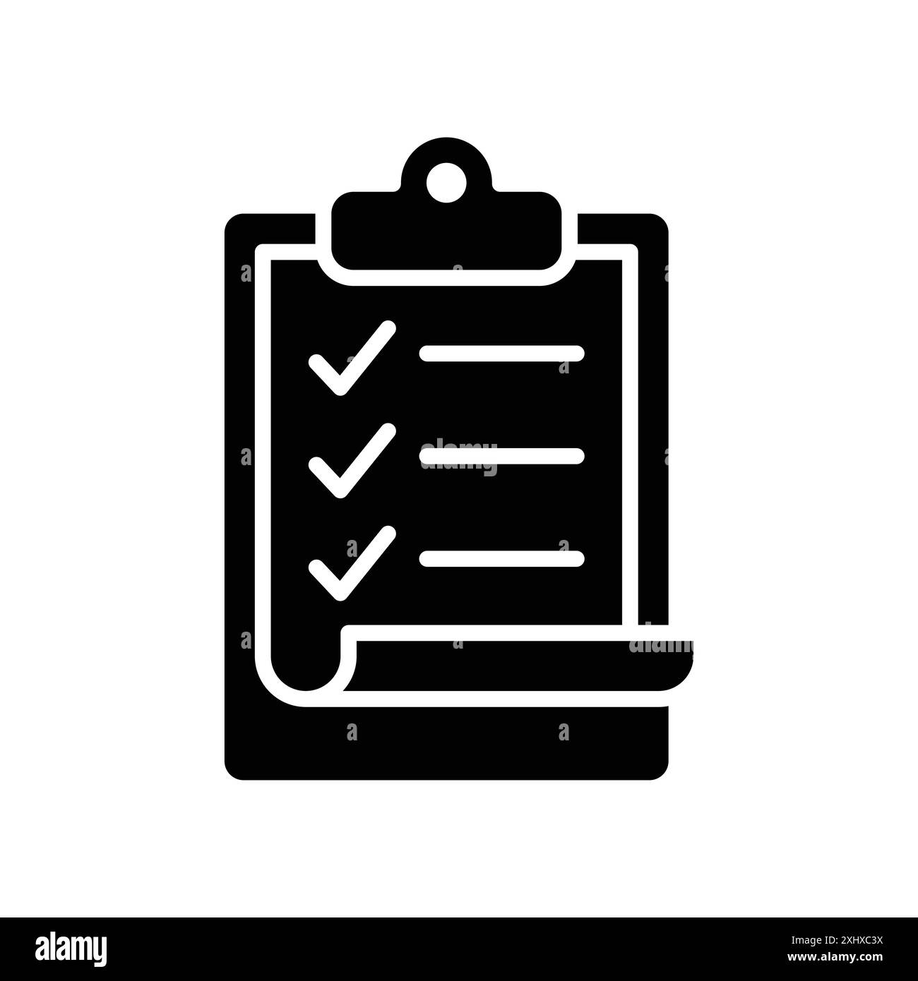 clipboard icon vector design template in white background Stock Vector ...