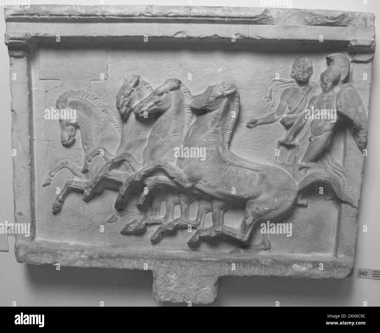 With chariot horse Black and White Stock Photos & Images - Alamy