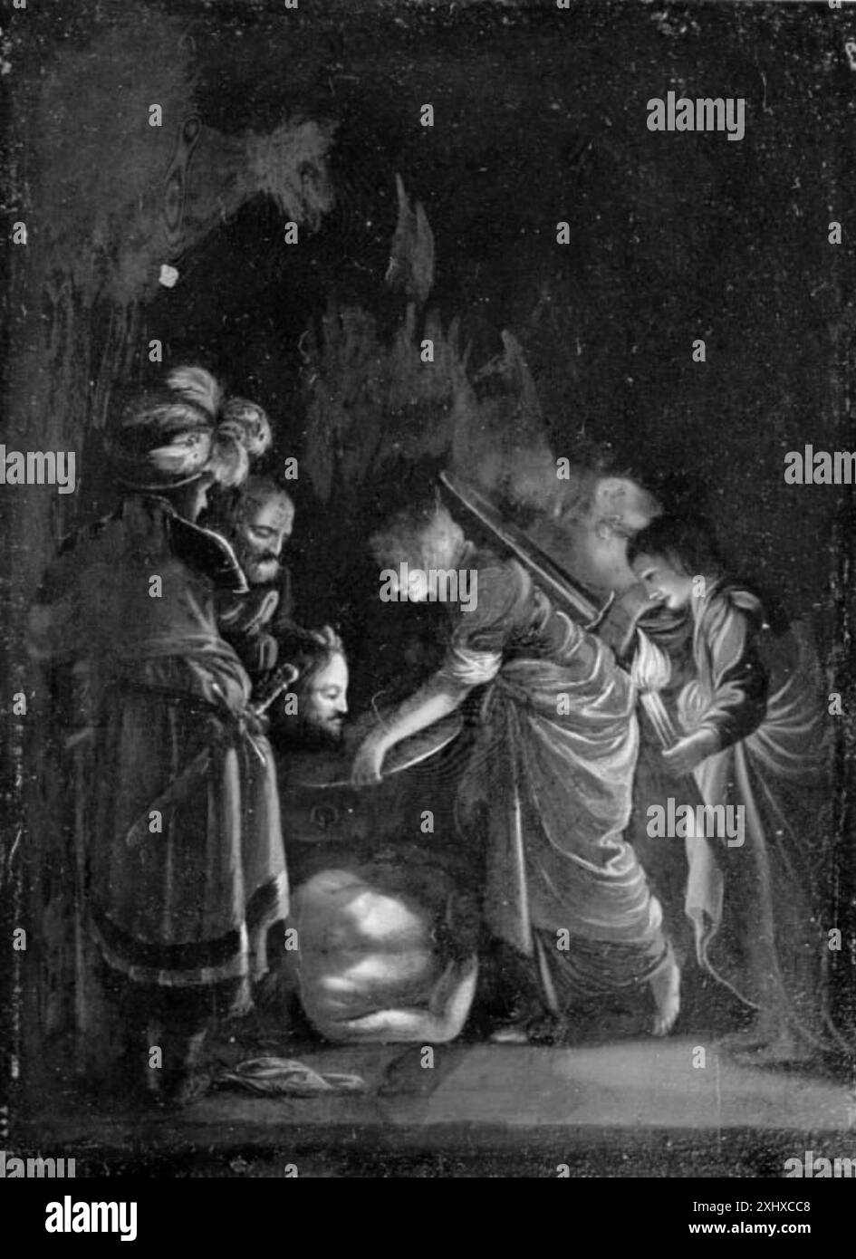 Painting by Adam Elsheimer depicting the presentation of Saint John the ...