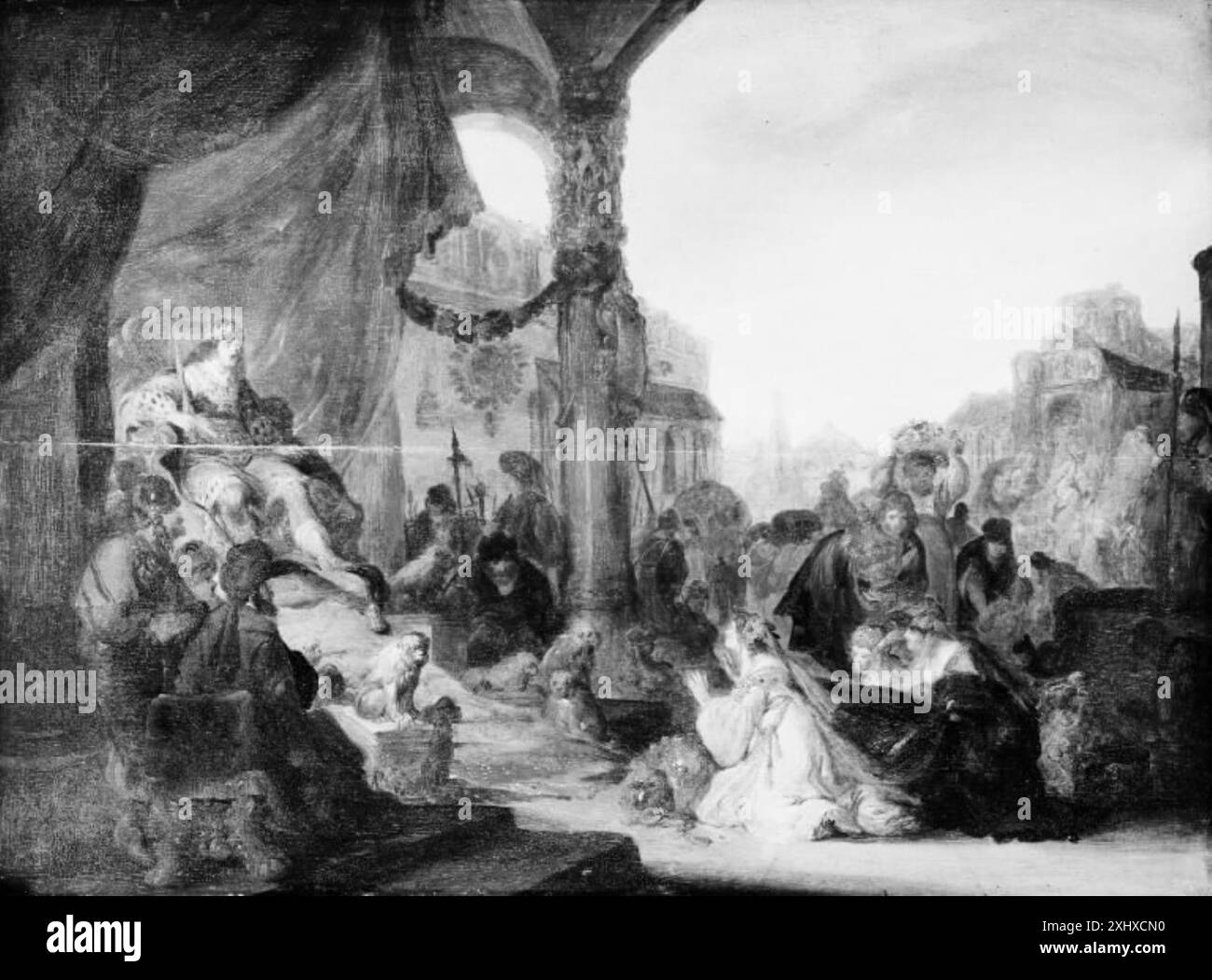 1655 by rembrandt Black and White Stock Photos & Images - Alamy