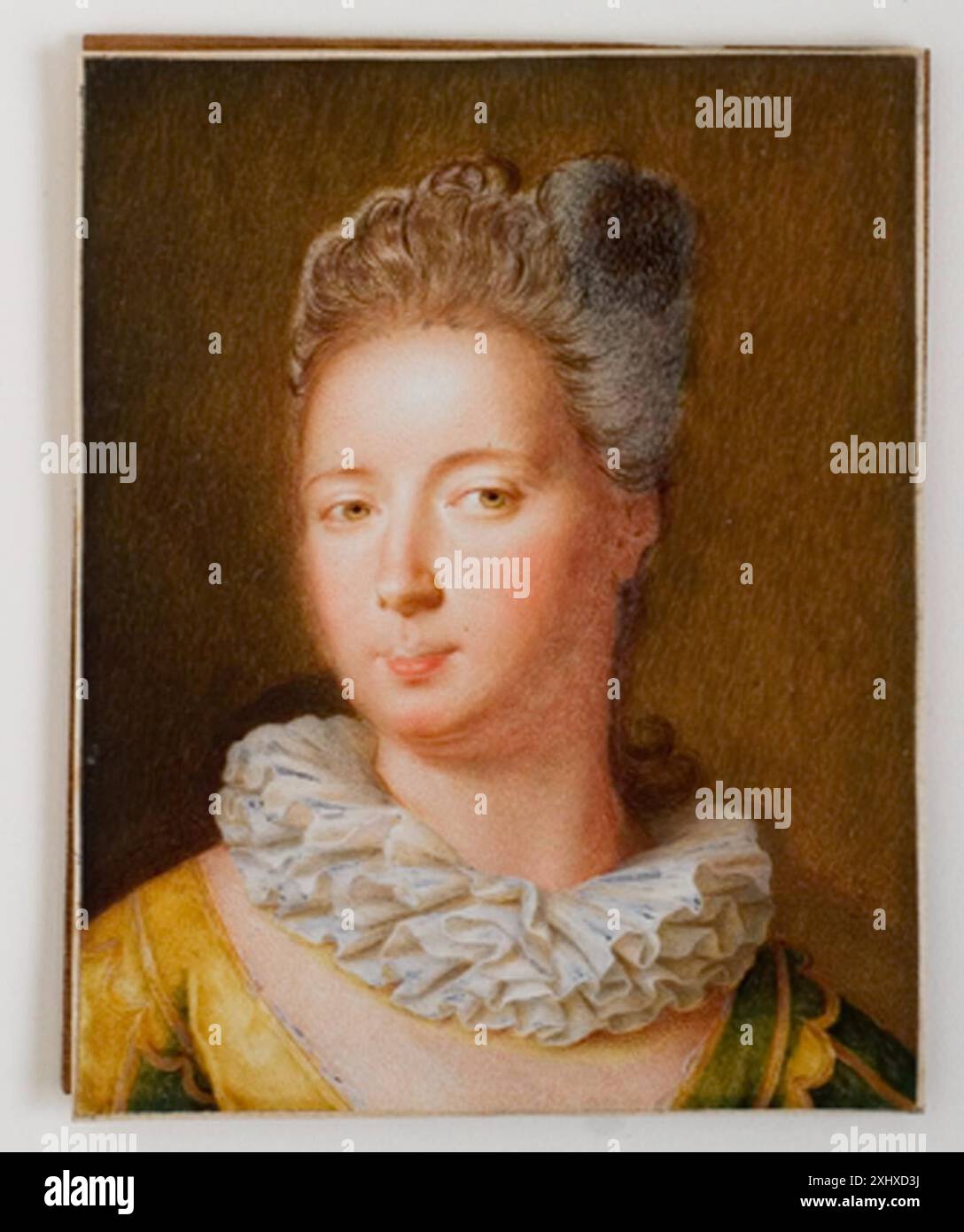 Women's portrait Gardelle, David 1726 - 1748 Miniature Dameportræt ...