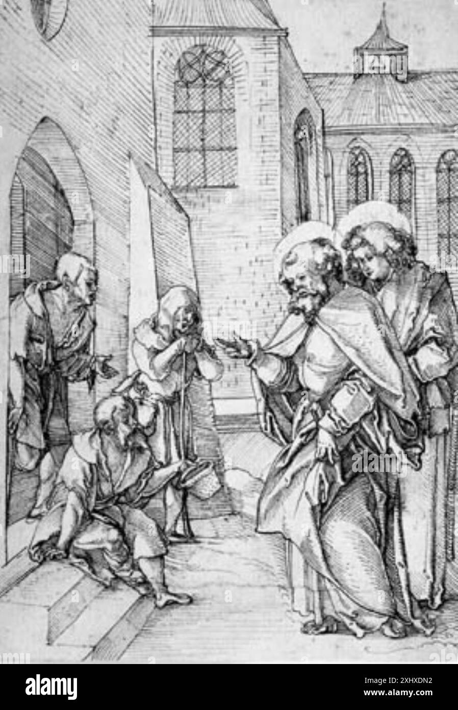 Peter and john gate Black and White Stock Photos & Images - Alamy