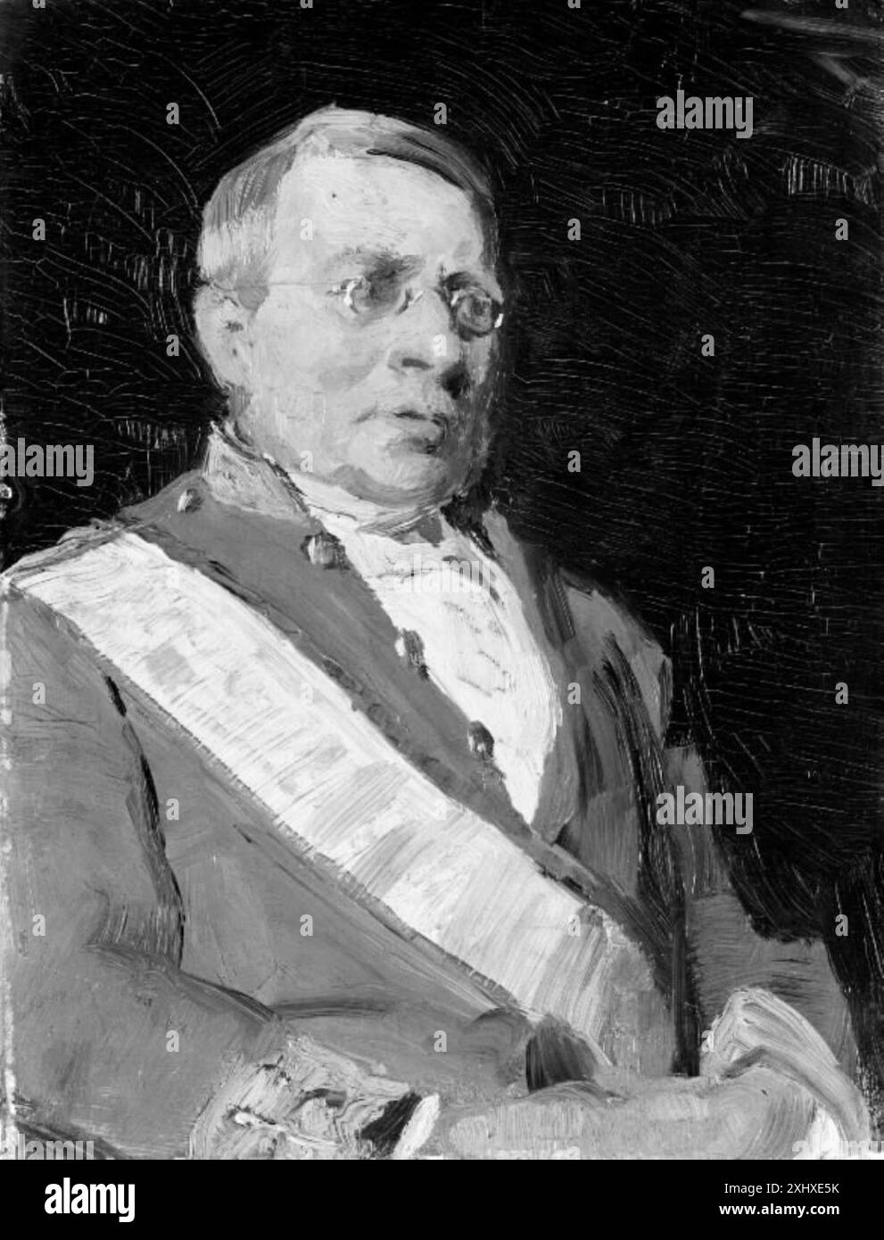 P.S. Krøyer (1851–1909) painted a formal portrait of Wilhelm Sponneck ...