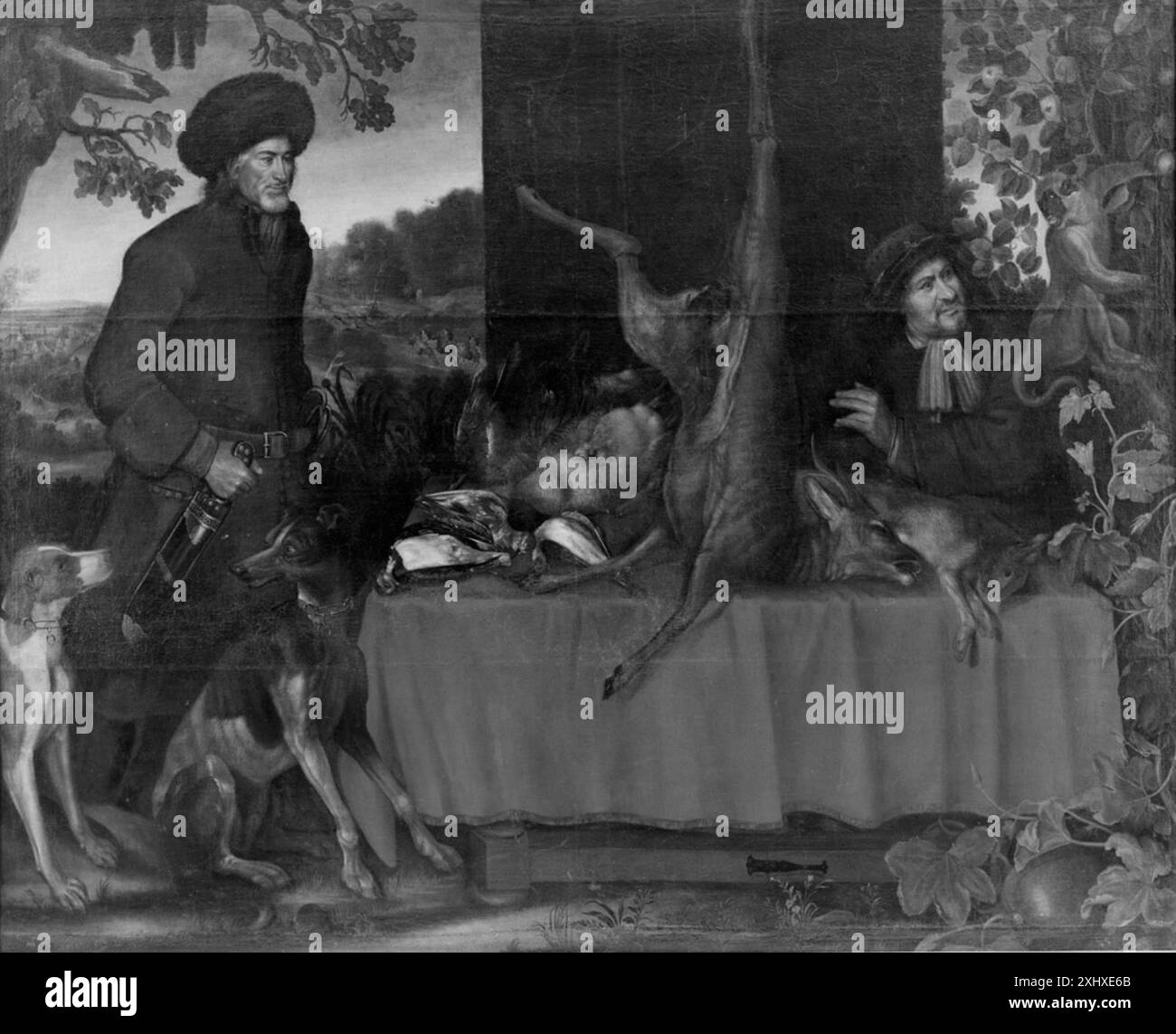 Hunters and Game Hulst, Pieter van der 1651 - 1727 Painting Weilbachs ...