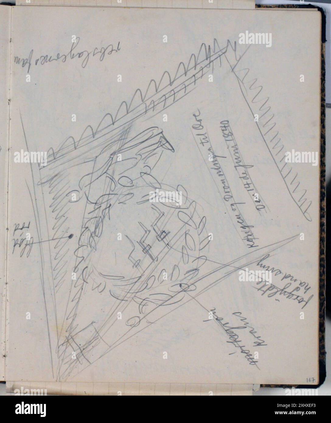 Drawing by Niels Larsen Stevns showing the ropes slaughter guild's ...