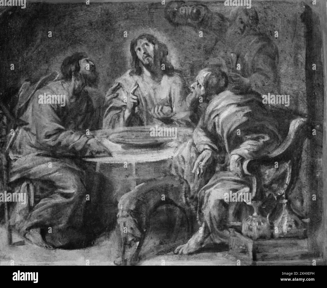 Anthony van Dyck’s sketch for The Supper at Emmaus represents a ...