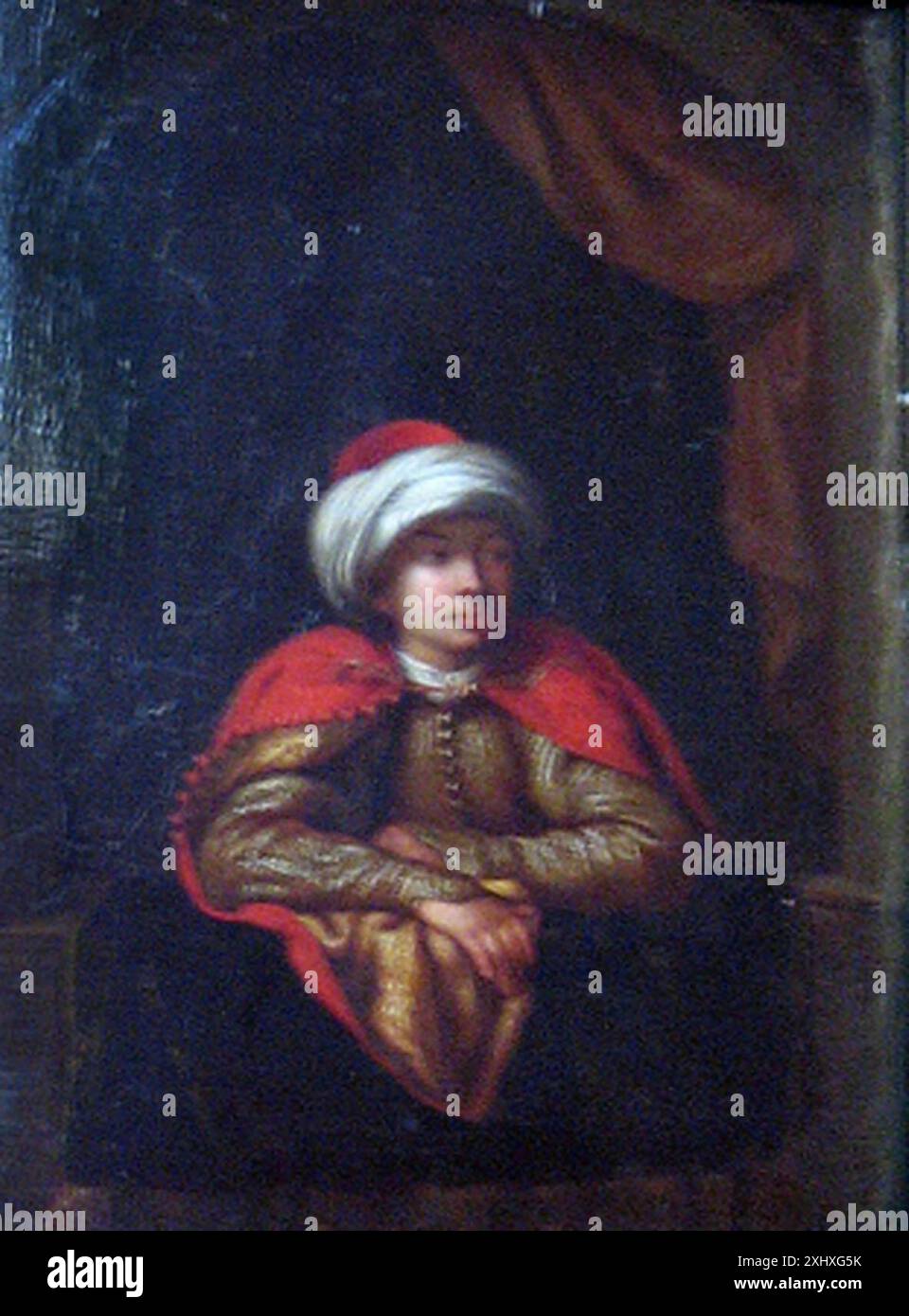 A Young Turk Netscher, Constantijn 1668 - 1723 Painting A Young Turk ...