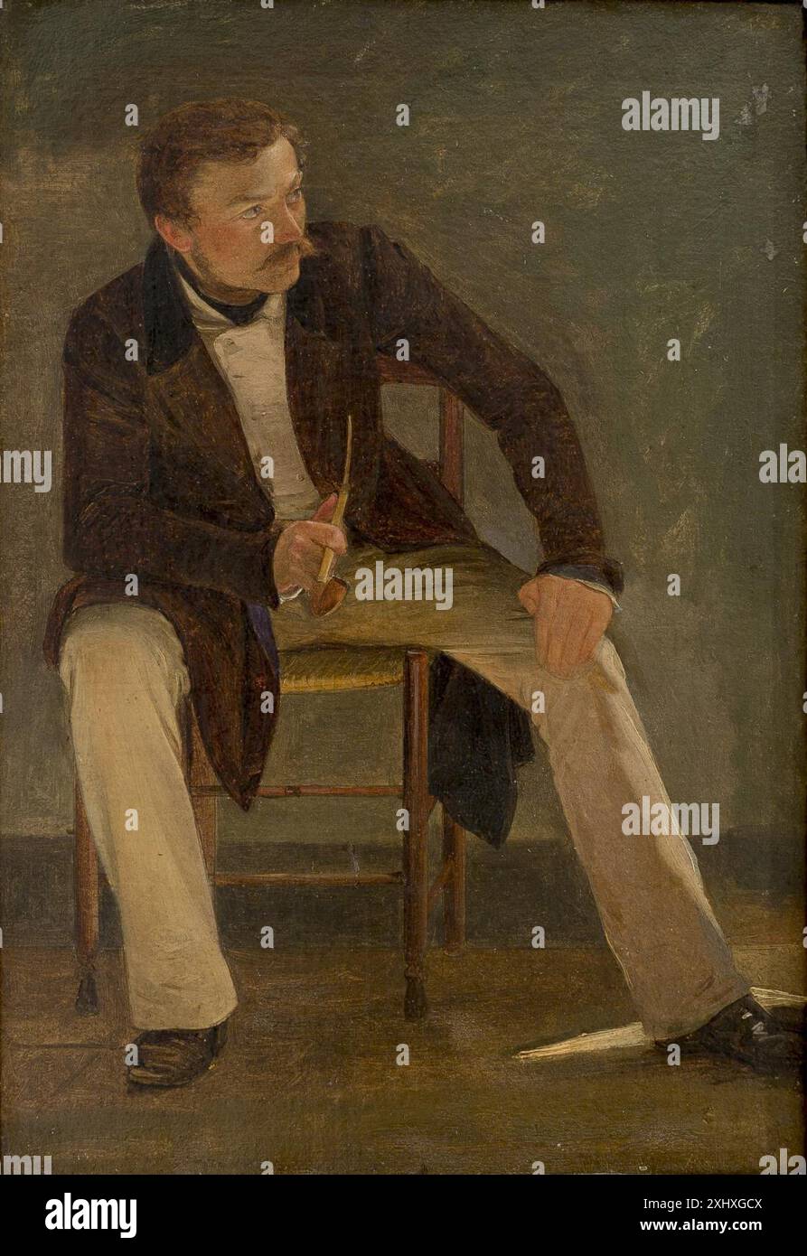 The Painter Constantin Hansen Küchler, Albert 1803 - 1886 Painting The ...