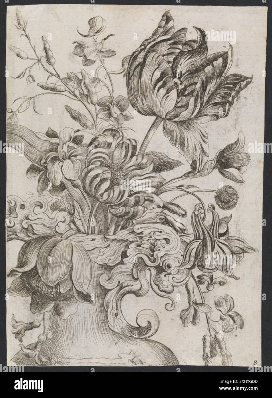 Etching by Jan Davidsz. de Heem and Nicolas Guillaume de La Fleur ...