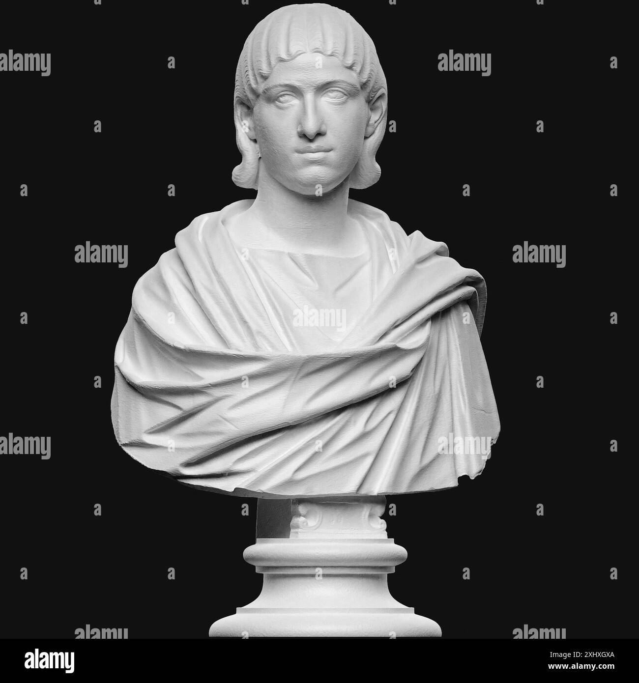 A bust portraying Julia Mamaea, mother of Alexander Severus and co ...
