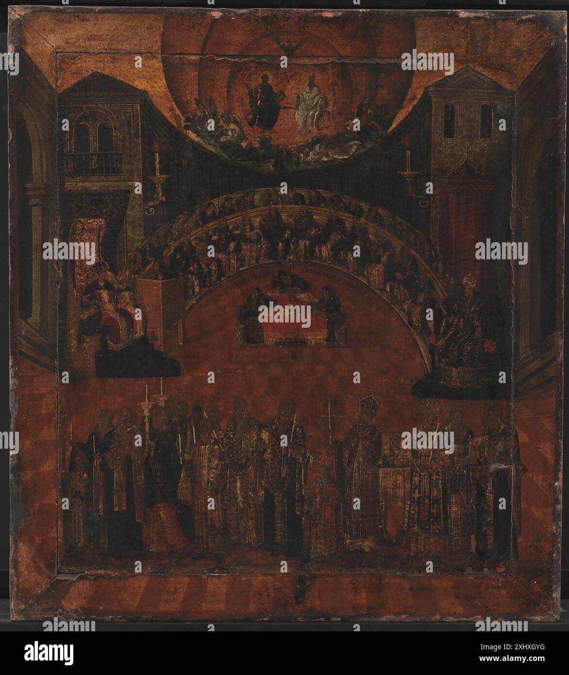 The Council of Nicaea 787. Icon. Klontzas, Georgios 1596 - 1605 ...