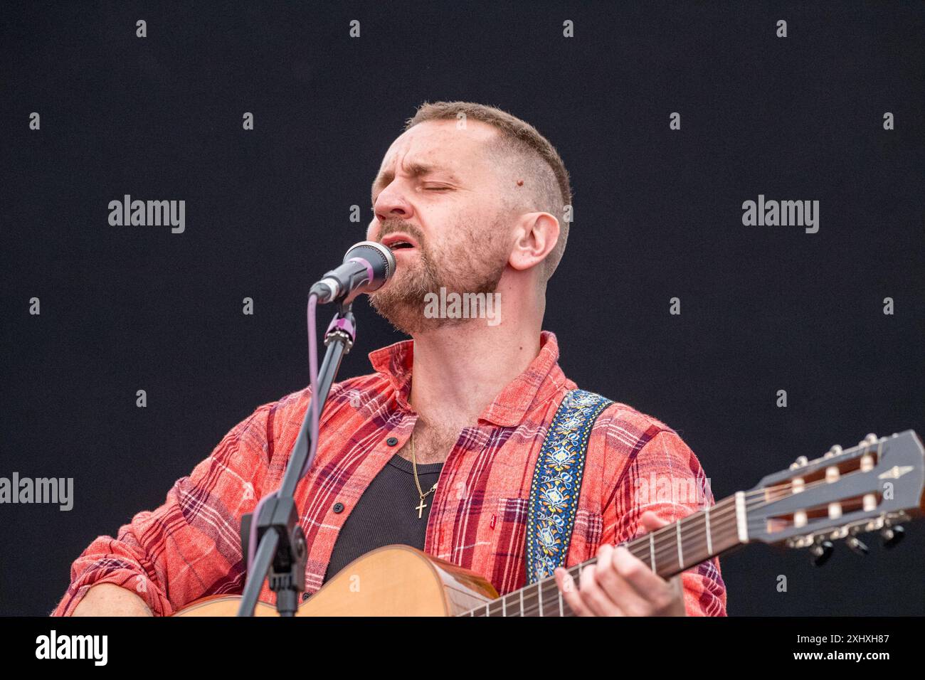 Ross Wilson, (Blue Rose code) playing live on stage at the 2024 Gate To ...