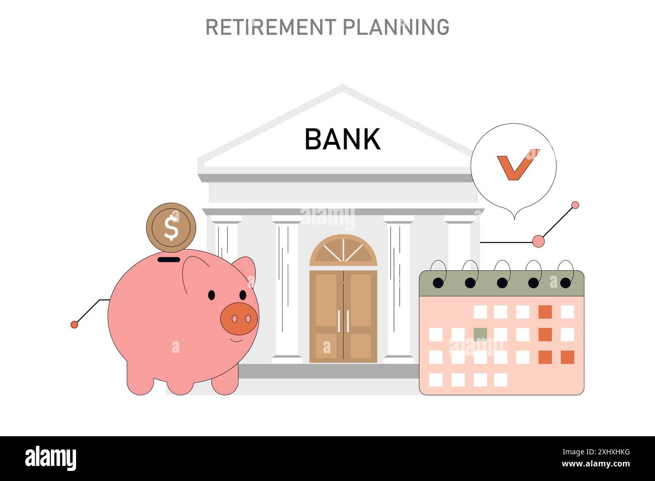 Positive Aging concept. Secure and happy retirement with strategic ...