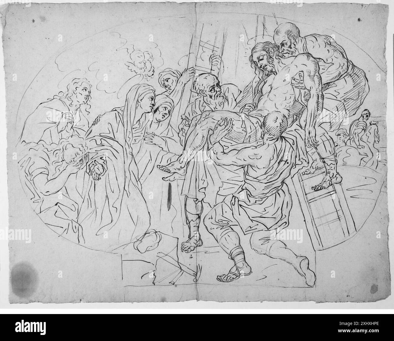 Luca giordano deposition christ hi-res stock photography and images - Alamy