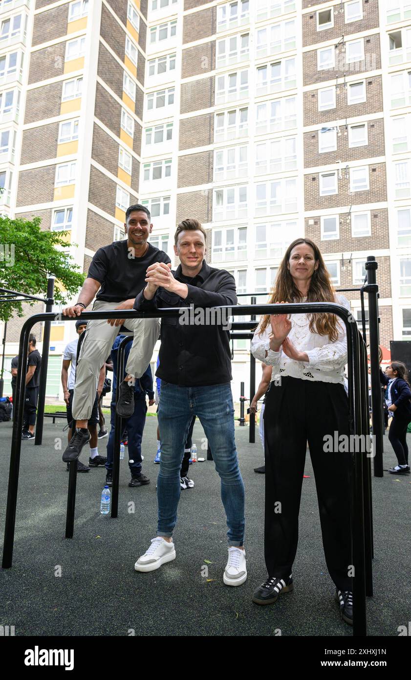 EDITORIAL USE ONLY (left to right) Founder of Raza Sana Juan Lopez, CEO ...