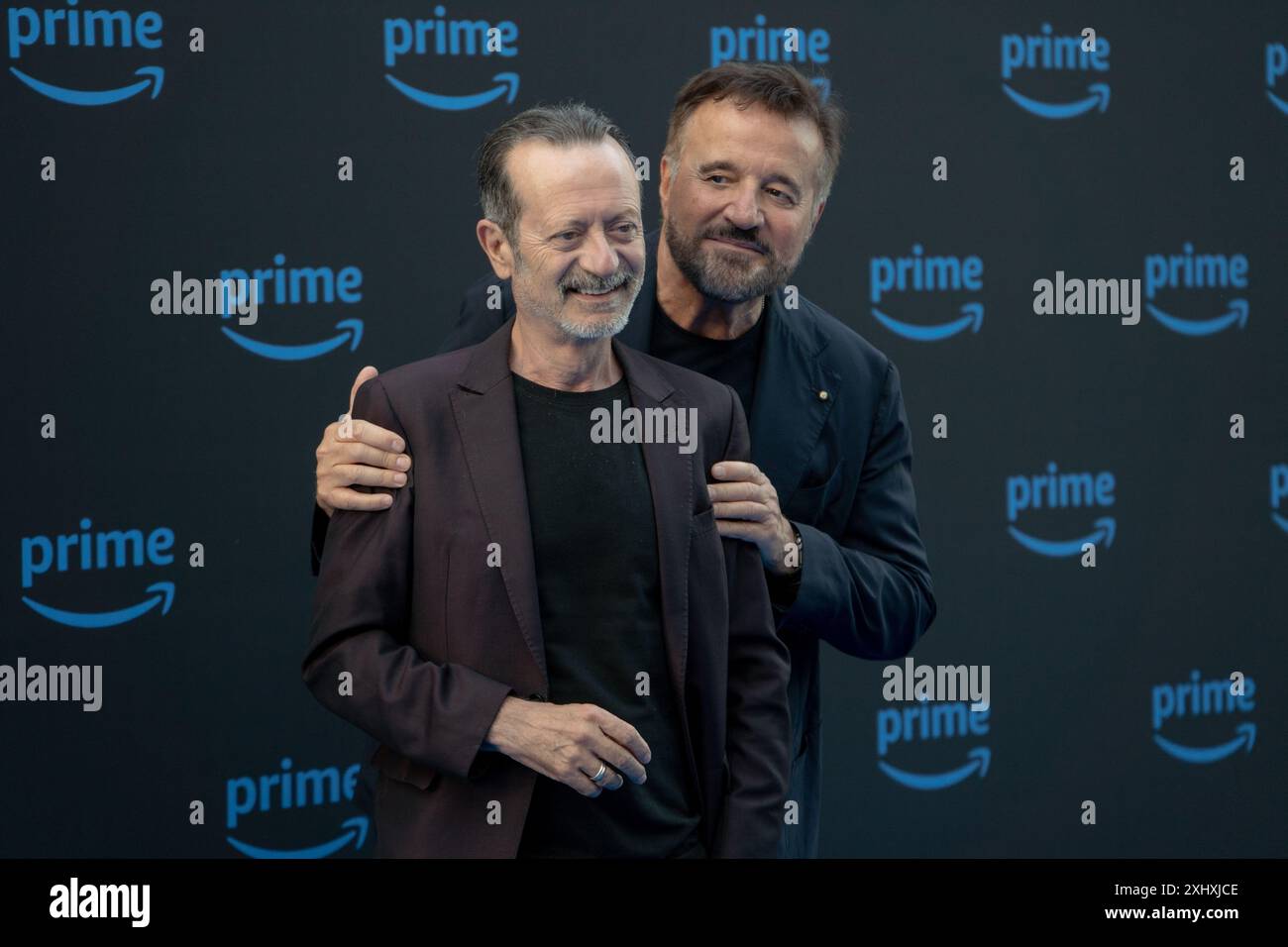 Rome, Italy. 15th July, 2024. Christian De Sica and Rocco Papaleo are ...