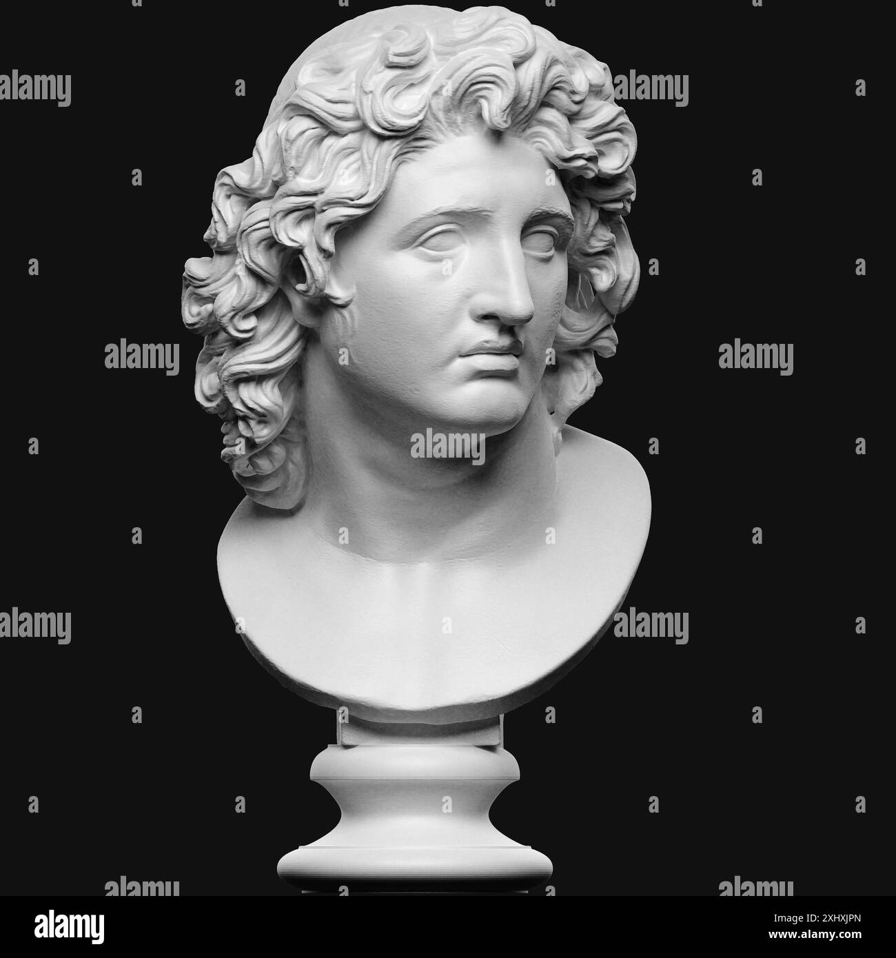 Ideal portrait of Alexander the Great and Helios Unknown Bust Ideal ...