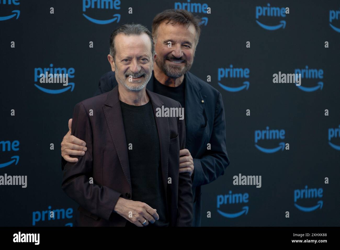 Rome, Italy. 15th July, 2024. Christian De Sica and Rocco Papaleo are ...