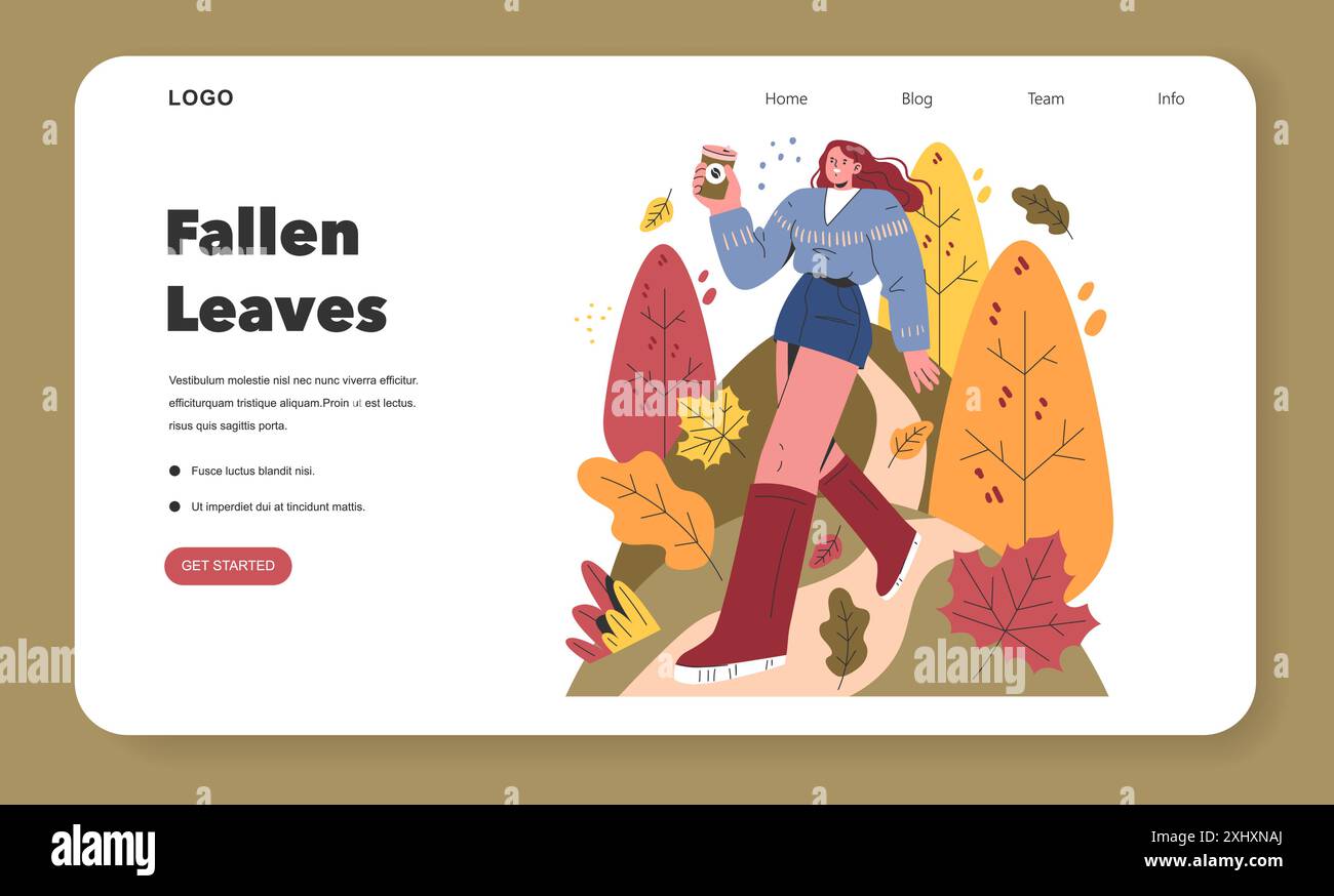 Amidst leaves Stock Vector Images - Alamy