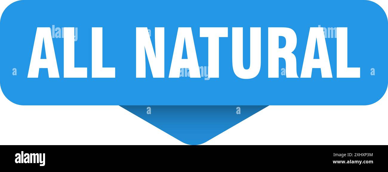 all natural sticker. all natural sign on transparent background ...