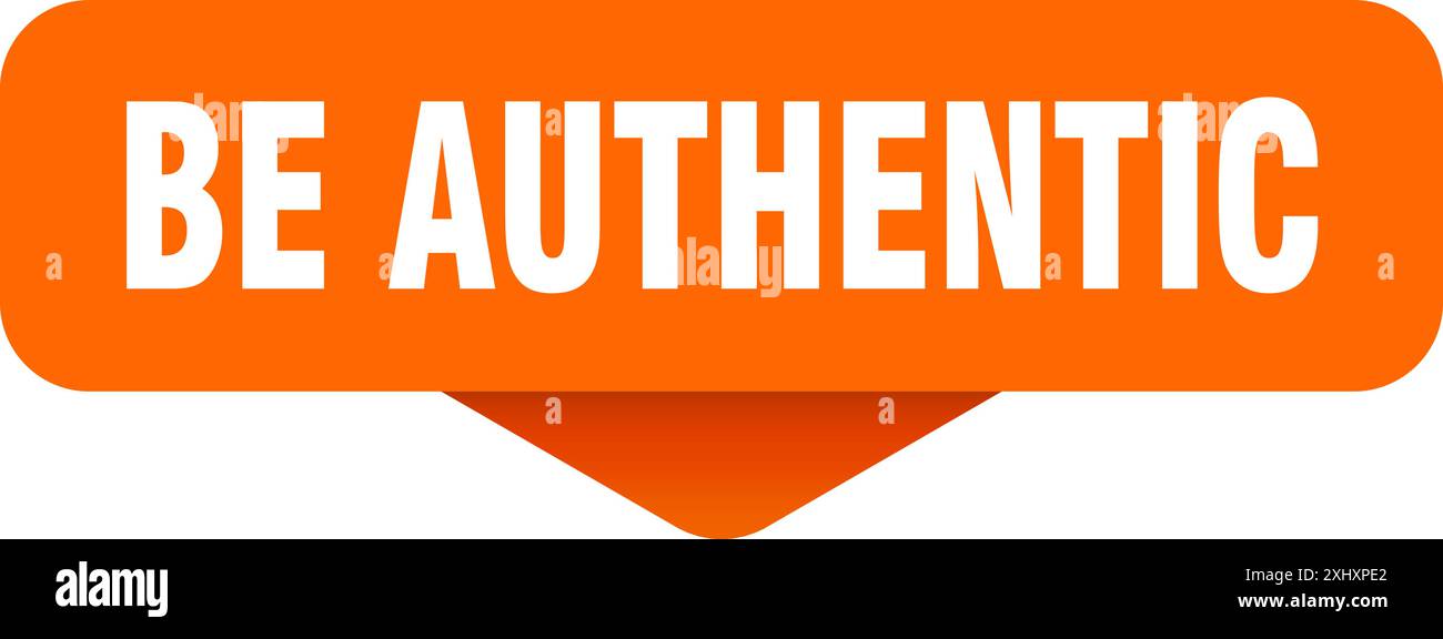 be authentic sticker. be authentic sign on transparent background ...
