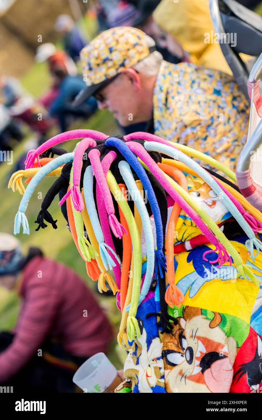 Man and woman dressed in fancy costumes of cartoon characters of the ...