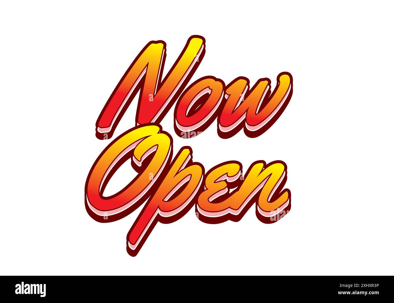 Now open in ribbon Stock Vector Images - Alamy