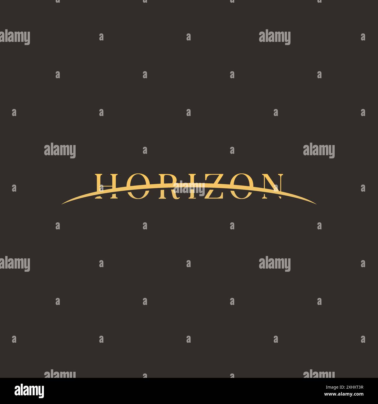 Horizon line vector hi-res stock photography and images - Alamy