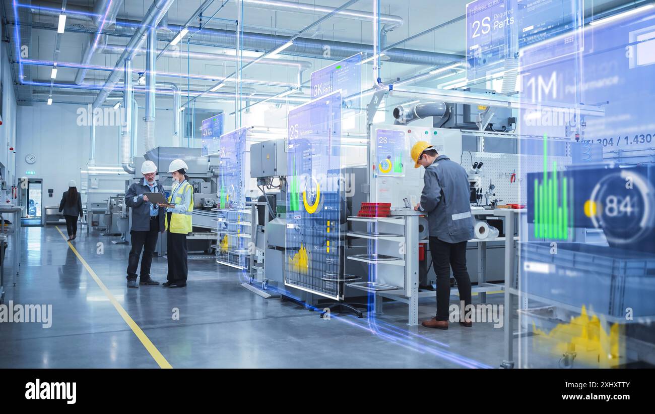 Digital transformation business factory hi-res stock photography and ...